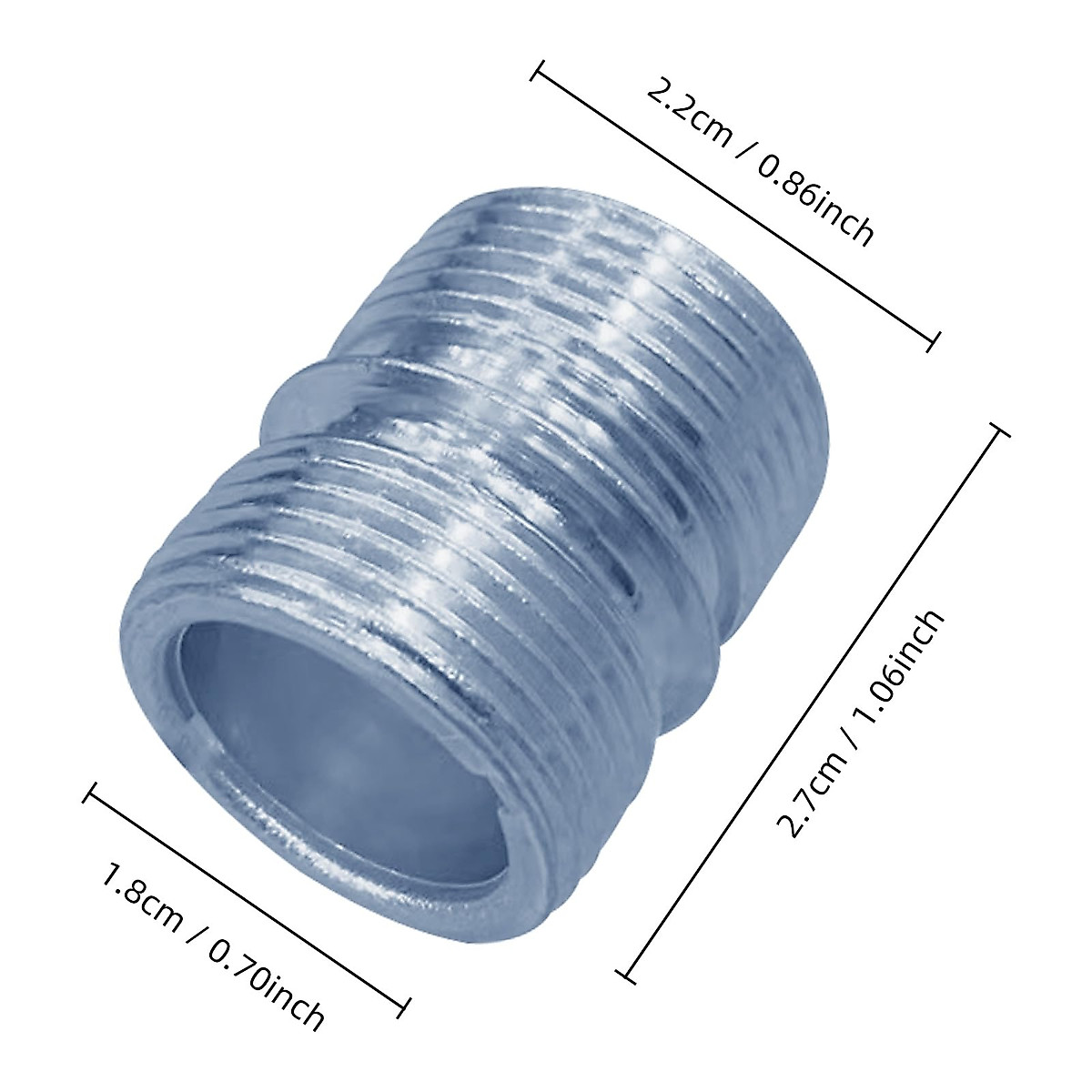 16 Packs 25.4mm Metal Rack Connector and 32 Packs Wire Shelving Shelf Lock Clips and for Extending Wire Rack Shelving