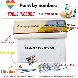 SYSMYXGS Easy Paint by Numbers Kits for Adults Kids Beginner DIY Acrylic Painting with Paints Brushes on Oil Canvas,Decoration Gift — The Colosseum, Lawrence Alma Tadema, 50x40cm,Unframed, Colorful