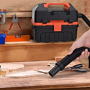 LIGO 20V Cordless Wet and Dry Vacuum Cleaner, 3 in 1 Design 2.64 Gallon Shop Vac with Blower Function- Includes 1 * 4.0 Ah Battery, HEPA&Foam Filters and Charger(Upgrade)