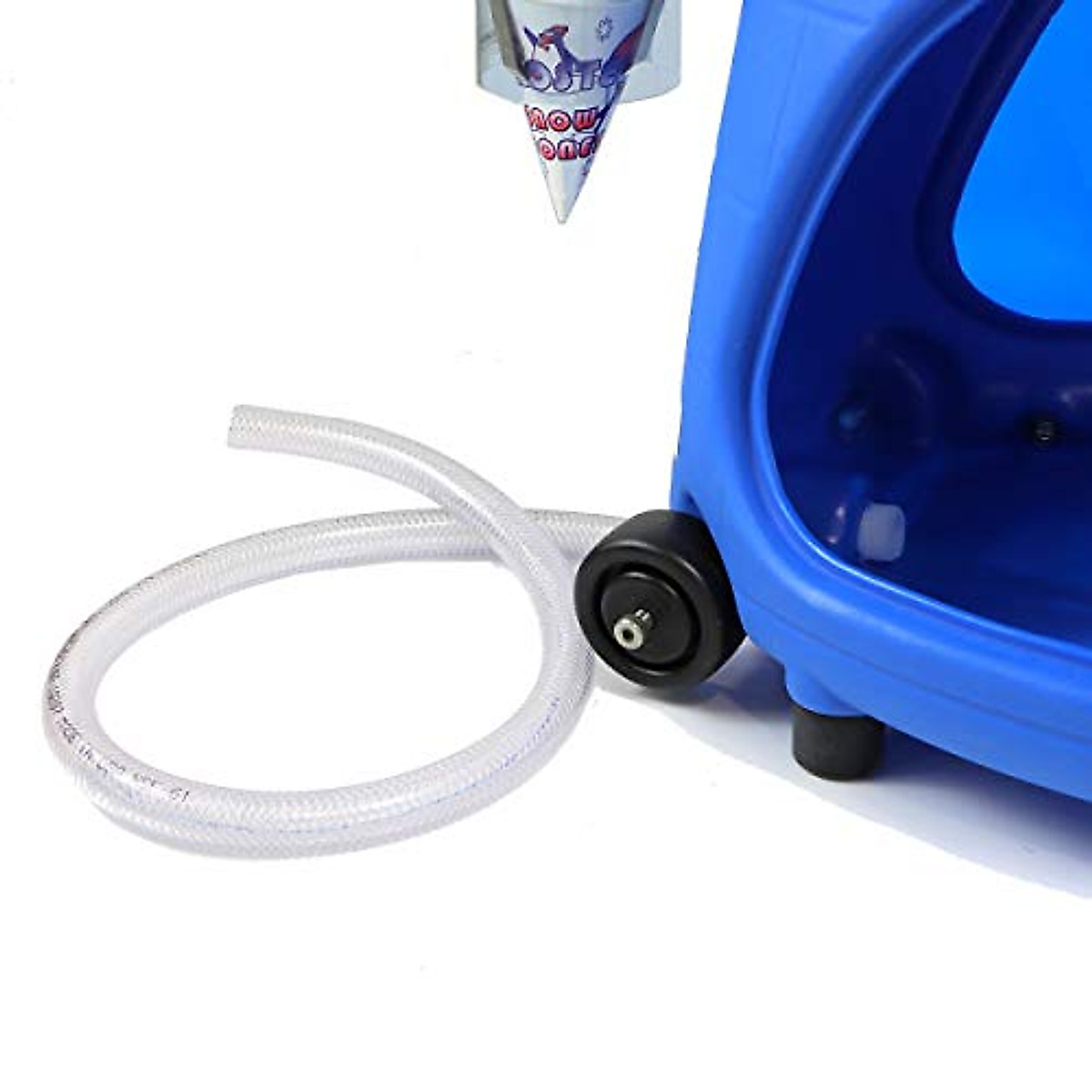 Paragon - Manufactured Fun Cooler Snow Cone Machine for Professional Concessionaires Requiring Commercial Heavy Duty Snow Cone Equipment 1/3 Horse Power 792 Watts, Blue, (6133410)