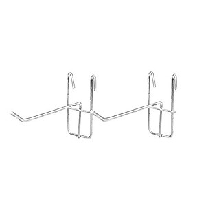 Stainless Steel Wall Bracket Display Hooks 4.3-inch Long 10 Pcs