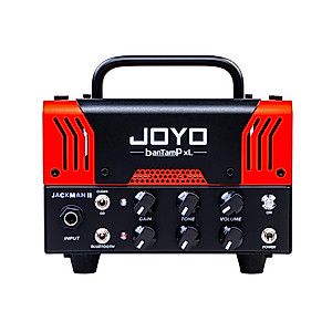 JOYO Jackman II BanTamp XL Series Mini Amp Head 20 Watt Preamp 2 Channel Hybrid Tube Guitar Amplifier with Bluetooth (Red)