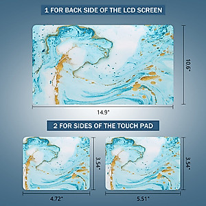 Vast Ocean Laptop Skin Sticker 15.6 Inches Personalized Universal 12.1 13 13.3 14 15 15.4 Inches Netbook Skin Sticker Reusable Notebook PC Art Protector by AORTDES