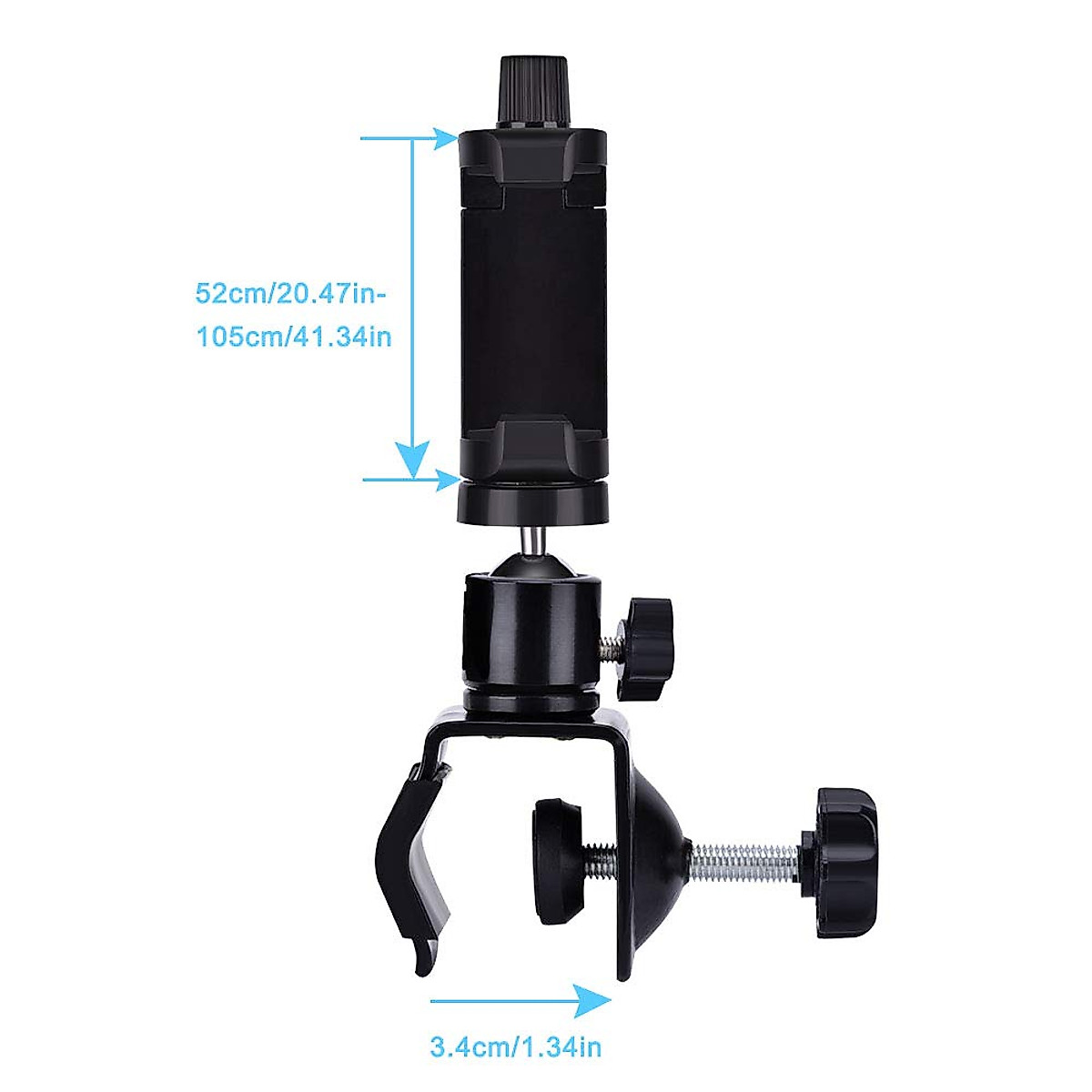 Baby Monitor Mount Bracket, Adjustable 360 Degrees Flexible Yet Sturdy Portable Baby Monitor Camera Mount Bracket