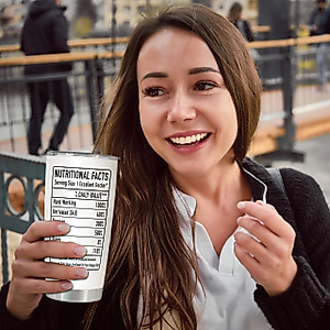 HOMISBES Doctor Nutrition Facts Phd Graduation Gifts - Dr Gifts For Women, New Doctor Gifts - Doctor Travel Tumbler 20 Oz