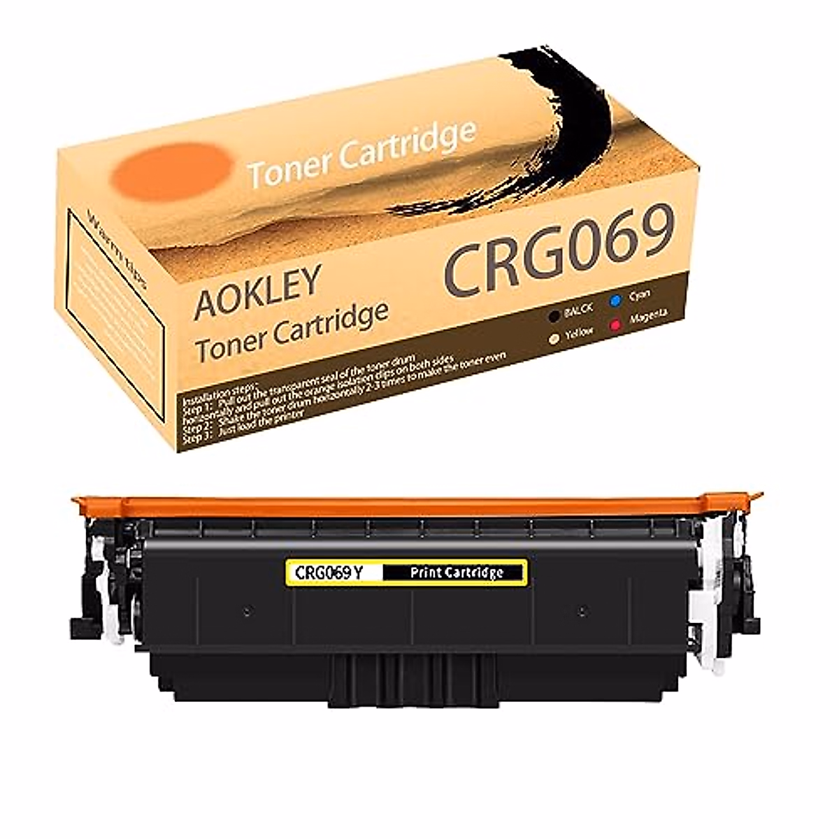CRG069 High Capacity Toner Cartridge , Replacement for Canon CRG069 Toner Cartridge, Compatible with LBP673 MF750 LBP673CDN LBP673CDW LBP674CX MF752CDW MF756CX Print Yellow