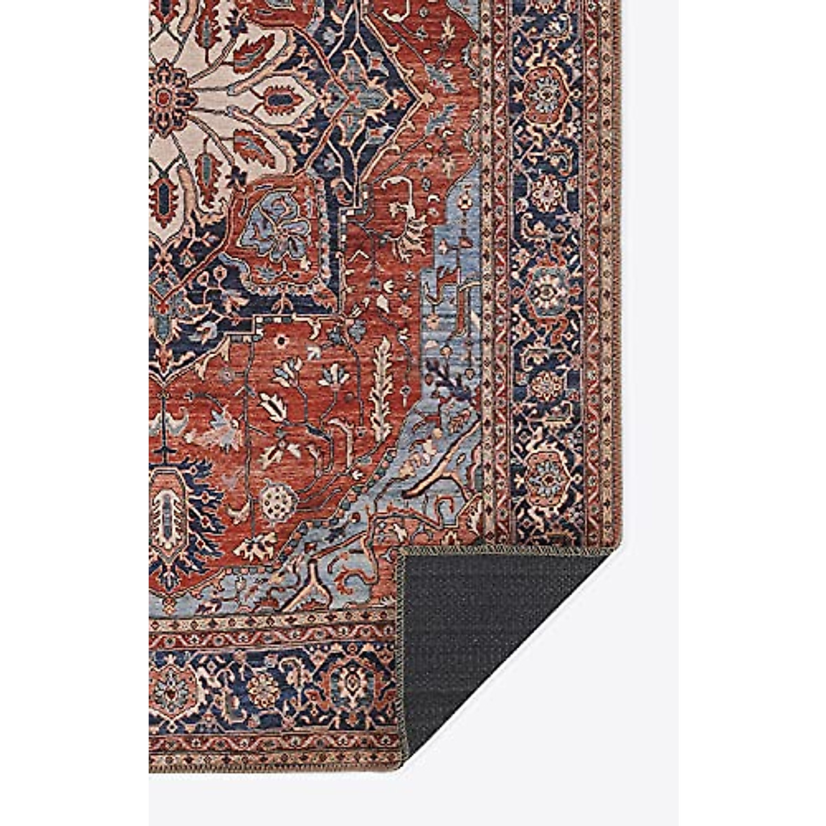 Momeni Afshar Polyester Area Rug, Red, 10' X 14'