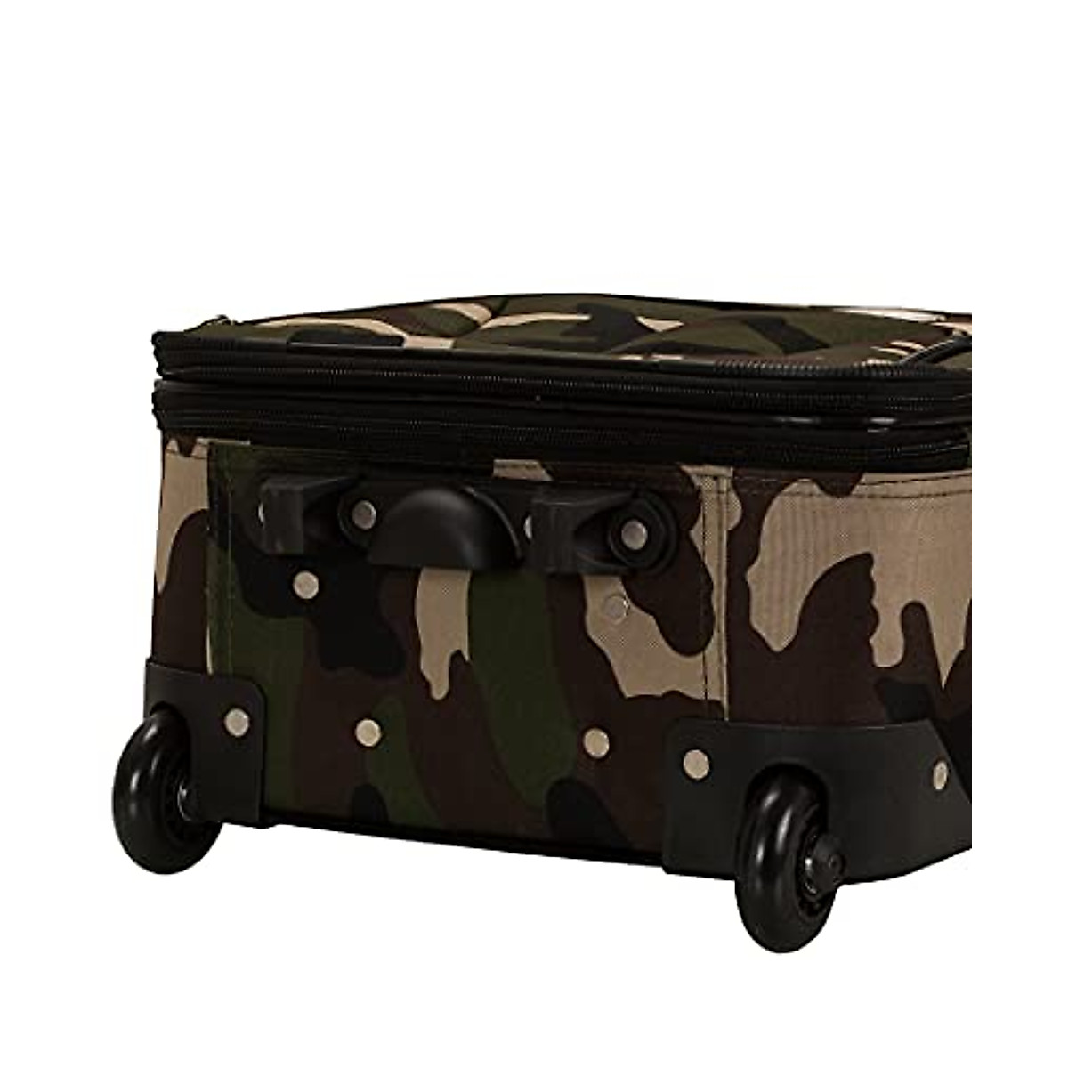 Rockland Journey Softside Upright Luggage Set, Expandable, Camouflage, 4-Piece (14/19/24/28)