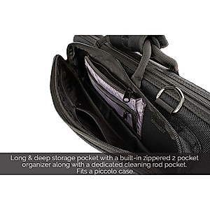 Protec PB308 Flute Slimline PRO PAC Case, Black