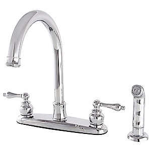 Kingston Brass FB7791ALSP Victorian 8-inch Centerset Kitchen Faucet, Chrome