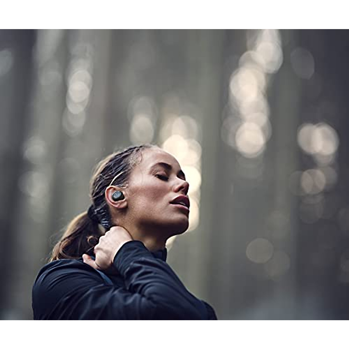 Bang & Olufsen Beoplay E8 Sport True Wireless In-Ear Bluetooth Earphone with Customizable Comfort Fit, Microphones and Touch Control, Wireless Charging Case, 28H Playtime, IP57 Dust & Waterproof Black