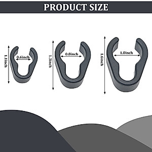 TBoxBo Mic Cable Clips 40 Pack Microphone Boompole Cable Clip Seturable and Flexible ABS Plastic Clips Mic Cable Clips Universal Microphone Boompole Cable Clip Set