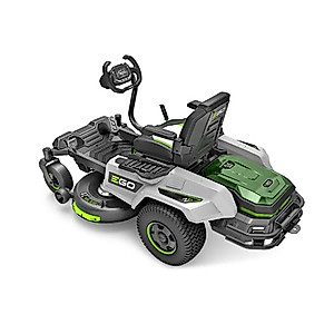 EGO POWER+ ZT4205S 42-Inch 56-Volt Lithium-ion Cordless Zero Turn Radius Mower with e-Steer™ Technology with (4) 12.0Ah Batteries and Charger Included