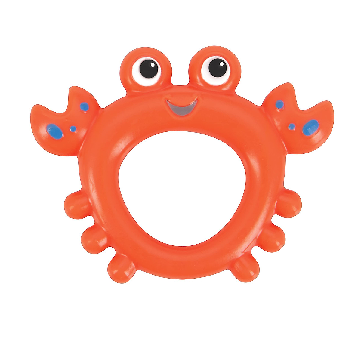 Nuby Starfish Ring Toss Bath Toy, Includes 3 Toss Rings (Crabfish, Tropical Fish and Seahorse)