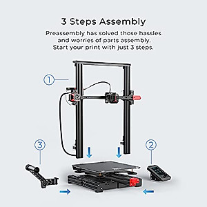 Creality Ender 3 Max Neo 3D Printer, CR Touch Auto Leveling Bed Dual Z-Axis Full-metal Extruder Ender 3D Printer Large Print Size 11.8x11.8x12.6in