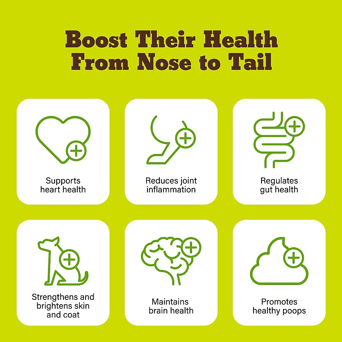 Meaningful Tree Heart Health for Dogs, Fiber Supplement for Digestive Health, Heart Health & Gut Health, Coat & Joint Health, Made in USA, Only Two Natural Ingredients, 1 Pack