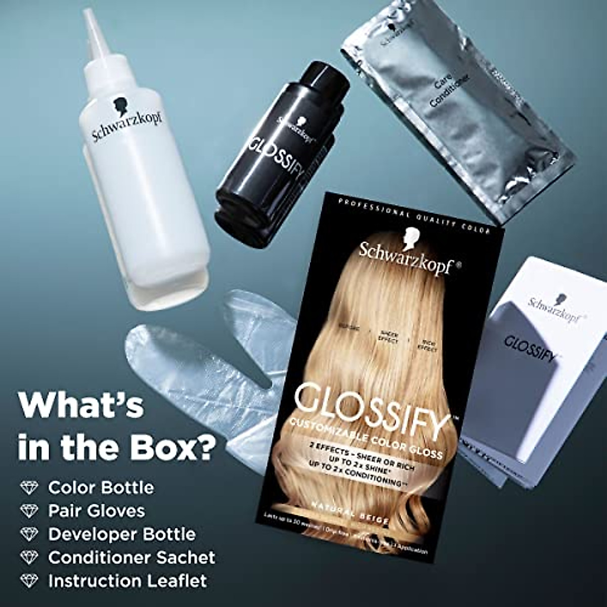 Schwarzkopf Glossify Customizable Color Gloss, Natural Beige