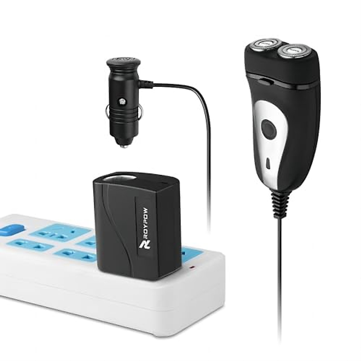 RoyPow AC to DC Converter Power Supply Transformer 2A/24W AC/DC Adapter 110V/120V to 12V Car Cigarette Lighter Socket, Not for Pump, Inflator