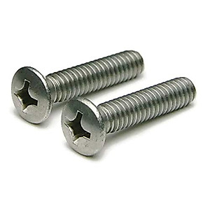 Stainless Steel Metric Phillips Oval Head Machine Screws M4-0.70 x 16M Qty 250
