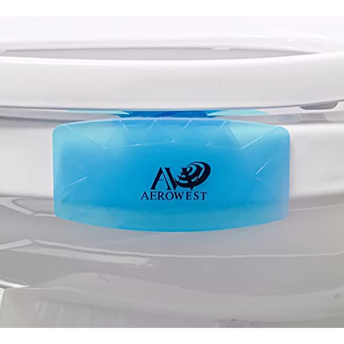 AeroWest Double Toilet Bowl Clip Air Freshener Variety Pack of 3 (Cucumber Melon, Spiced Apple, White Linen)