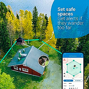 Tractive Waterproof GPS Dog Trackers - Location & Activity, Unlimited Range & Works with Any Collar (Pack of 2)