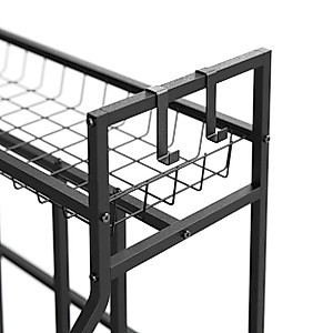 ClosetMaid ProGarage Bike Stand Rack with Storage Shelf and 4 Hooks for 3 Bicycles, Adult or Kids, Black