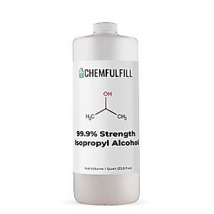 Chemfulfill Isopropyl Alcohol 99% - Highly Concentrated Isopropyl Alcohol 99.9% (Pint (16 fl oz))