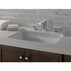 Peerless Xander Widespread Bathroom Faucet Chrome, Bathroom Faucet 3 Hole, Bathroom Sink Faucet, Drain Assembly, Chrome P3519LF
