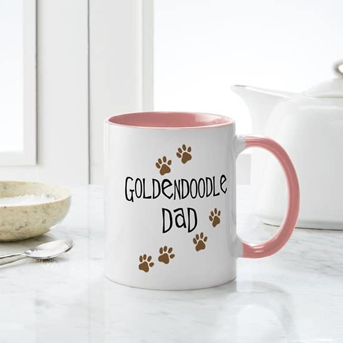 CafePress Goldendoodle Dad Mugs Ceramic Coffee Mug, Tea Cup 11 oz