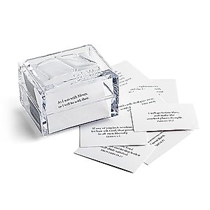 DaySpring - God's Word Promise Box: Prayers and Promises (King James Version) - Large Print Cards with Scriptures and Prayers (T9656) 3 3/4" x 2 1/2" x 2 3/4"