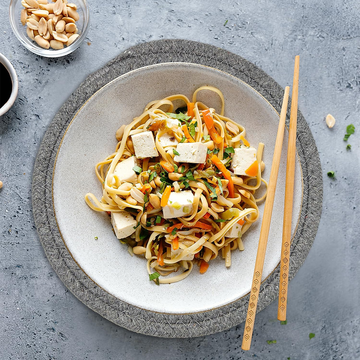 Dohia Trivet Potholders Set Cotton Trivet Pot Holder Thread Weave Hot Pot Holders Home Decor Round Woven Potholders for Kitchen Quartz Countertops Table Coasters Hot Pads Hot Mats D2-MXCD (Dark Grey)