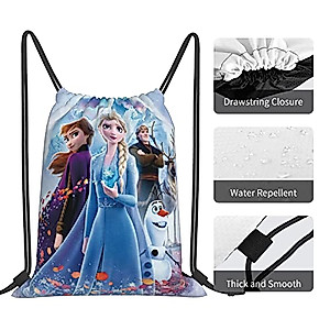 UWNXPIW Anime Drawstring Backpack Gym Yoga Travel String Bag Sport Sack for Women Men Adult