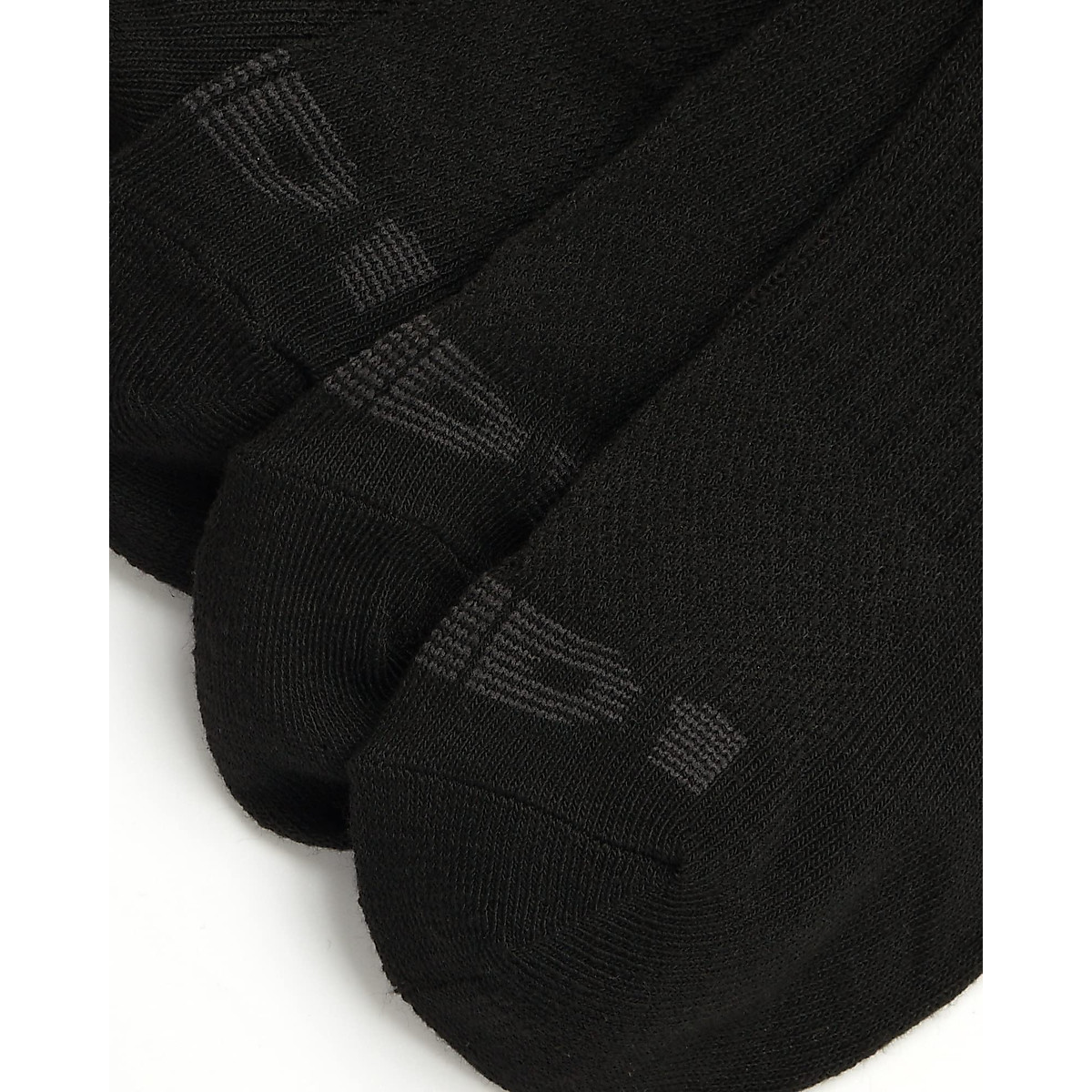 AND1 Men's Socks - PROPLATINUM Lightweight Quarter Cut Socks (24 Pack), Size 6-12.5, Black