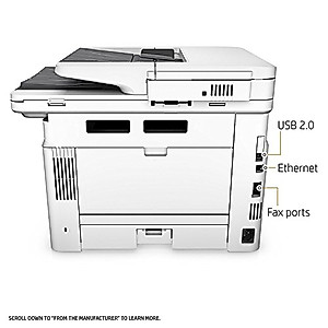 HP LaserJet Pro M426fdn All-in-One Laser Printer with Built-in Ethernet & Double-Sided Printing, Amazon Dash replenishment ready (F6W14A)