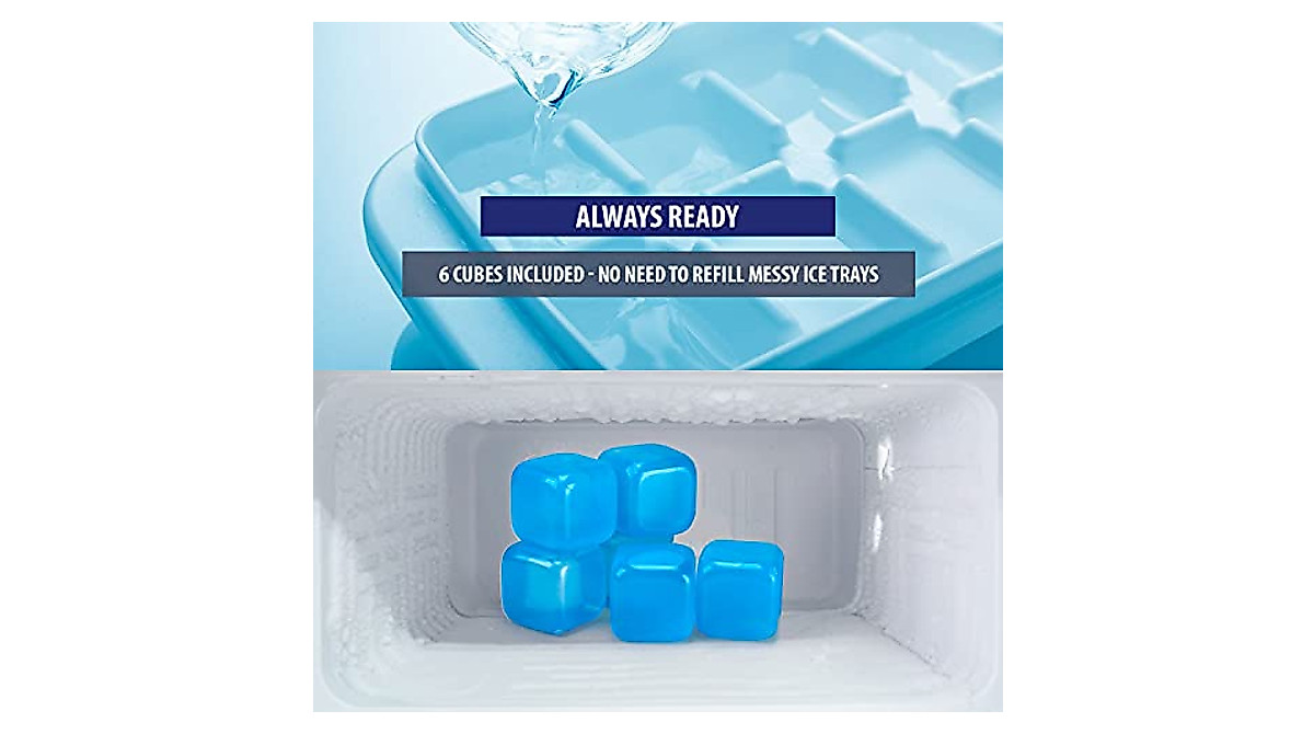 Extra Large Reusable Ice Cubes – Long-Lasting Cold for Therapy & Drinks