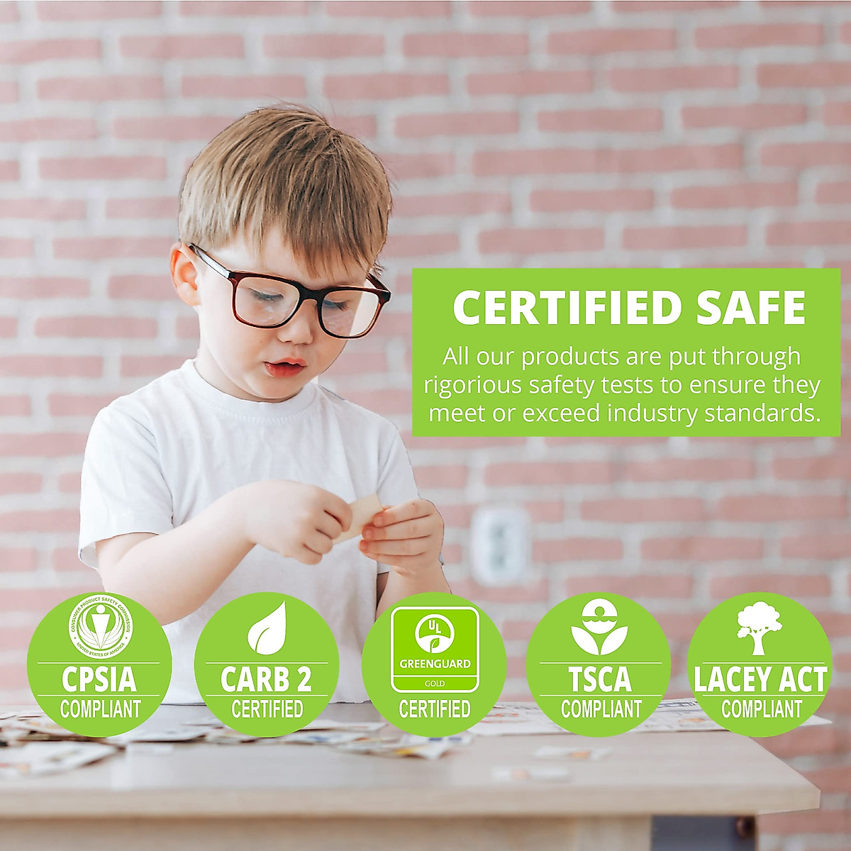 Contender Bookshelf with Storage Compartment, 2 Corner Display Shelves Unit, Kids Toys, Organizer for Playroom, Home School, GREENGUARD Gold Certified