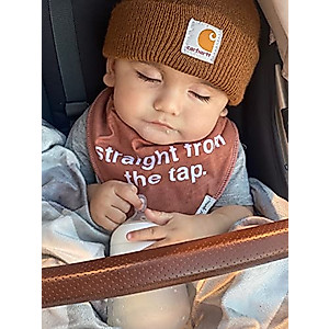 Denver James Bandana Feeding Drool Baby Bib I Soft Organic Cotton I Fleece Back