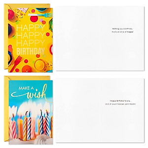 Hallmark Birthday Cards Assortment, 16 Cards with Envelopes (Classic Celebrate)