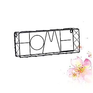 ORFOFE Jewelry Organizer Stand Shelves for Storage Wall Mounted Wall Mounted Hooks Wall Mounted Jewelry Organizer Kitchen Rack Metal Wire Basket Shelves Storage Rack Hook up Shelf Ledge