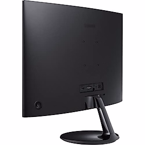 Samsung CF390 27" Curved Monitor – LCD FHD, 16:9, 1920x1080, HDMI, VGA, VESA, Eye Saver & Flicker-Free Tech – Boomph's Comprehensive Ultimate Performance Cloth Solution for Your Workspace