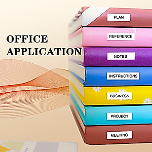 Clorisun Compatible 1/4" (0.23") Laminated Tape Replacement for Brother P-Touch TZe-211 TZe211 TZ211 TZ-211 Label Tape, 6mm x 8m Black on White TZ Tape, 6-Pack