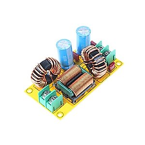 NOYITO DC LC Filter DC EMI Power Filter 0 to 50V 2A 4A 10A 20A Filtering Board (20A)