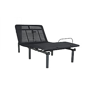 ccko Electric Adjustable Bed Frame with Independent Head & Foot Incline, Twin XL Adjustable Bed Base Motorized Bed Frame with Wireless Remote Control and Quiet Motor, Quick and Easy Assembly