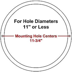 Reliable Hardware Company RH-4002-12-2-A Mount 12" Speaker Cover, Pair