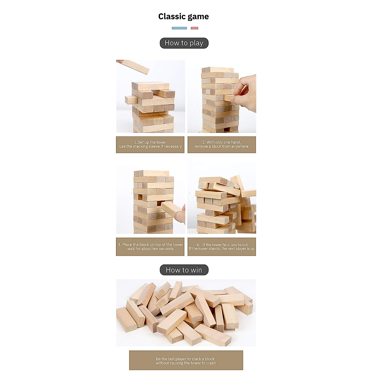 Jurnwey Original Speed Cube 3x3x3 Game Classic Game 54 Pcs, Fast Magic Cube for Kids,Smooth Carbon Fiber Cubes,5.9" W x 8.3" H for Kids and Adults