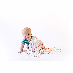 Copper Pearl Large Premium Knit Baby Swaddle Receiving Blanket Skipper
