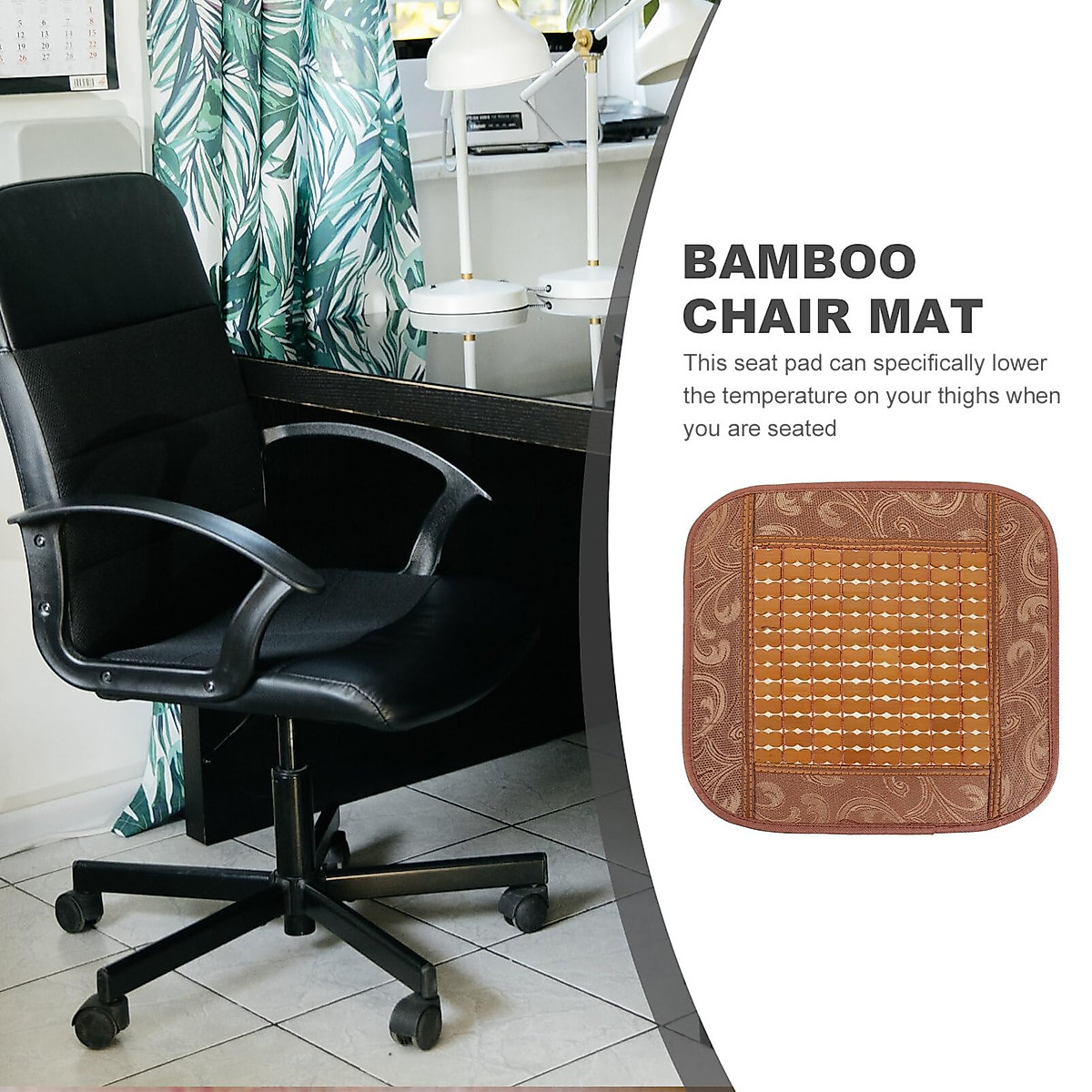 OSALADI Seat Cushion Summer Car Seat Cushion Cooling Chair Seat Pad Breathable Anti-Slip Seat Cover Cushion for Auto Supplies Office Chair Home Sofa Pads