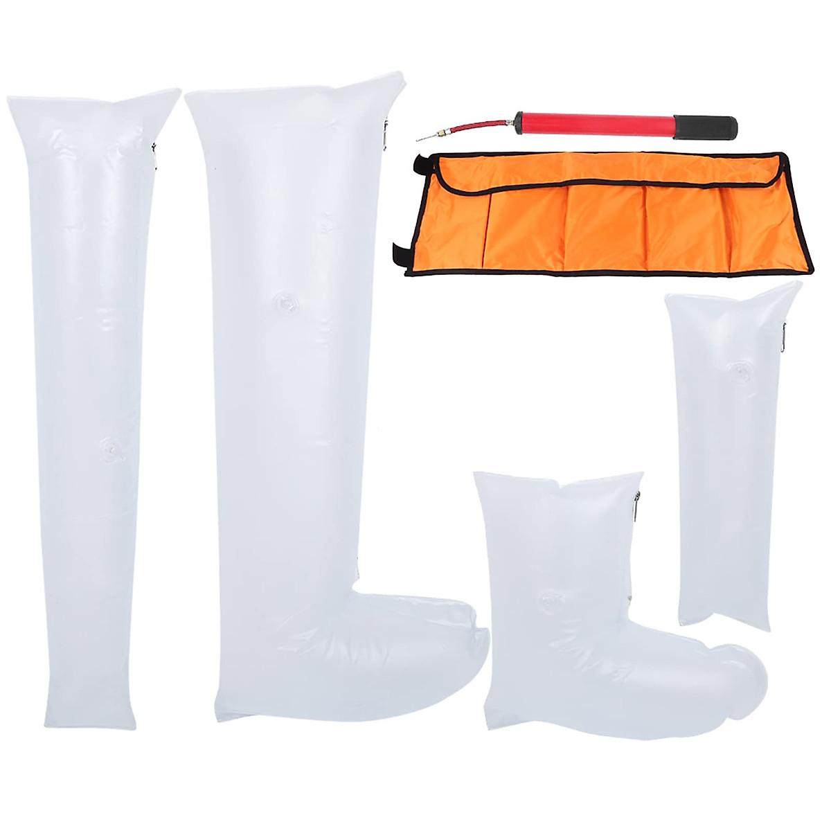 Tomotato Air Splint Kits, Inflatable Fracture Splint Inflatable Fracture Support Injury Stabilizer for Ankle Leg Arm for Home Outdoor Emergency Use
