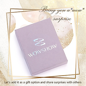 Wowshow Gold Hoop Earrings for Women 14K Gold Plated Hoops Chunky Open Hoops Earrings Lightweight 16mm