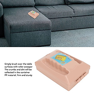 Carpet Sofa Sweeper, Carpet Brush Handheld Carpet Table Sweeper Triple Brush Head, Sweeper Cleansing Brush for Desktop Bed, Firm Carpet Table Sweeper